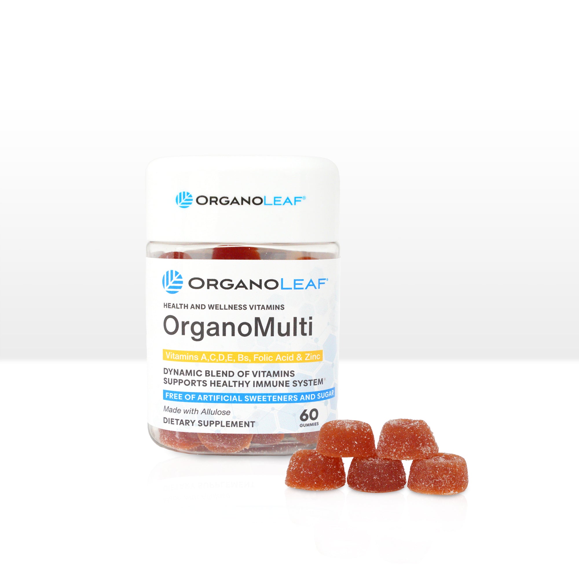 OrganoMulti: Vitamins A, C, D, E, Bs, Folic Acid & Zinc Sugar-Free Gum ...